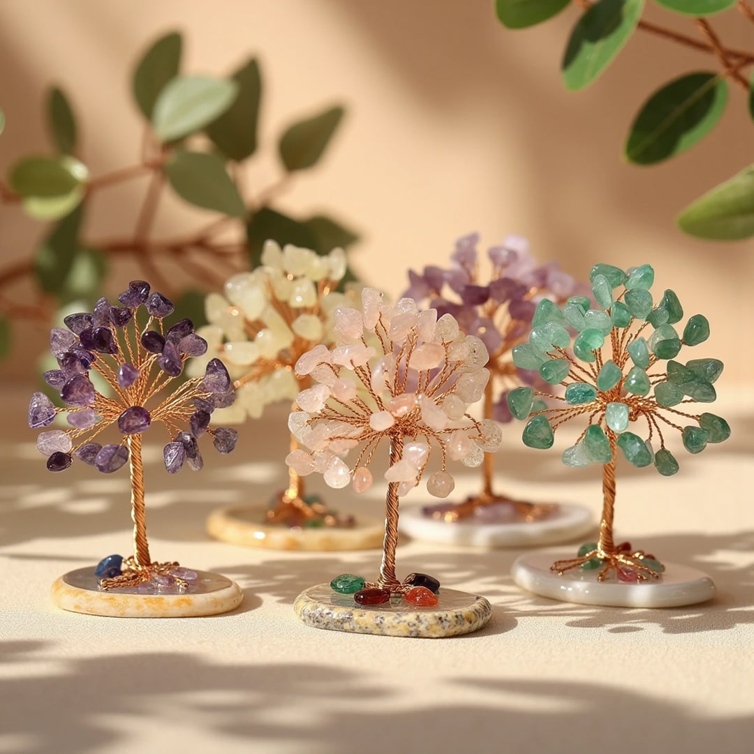 Arbre Feng Shui Harmonie en Pierres Naturelles | Jardin de Gaïa